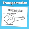 Transportation Matching Worksheet -2 – 10 Minutes of Quality Time
