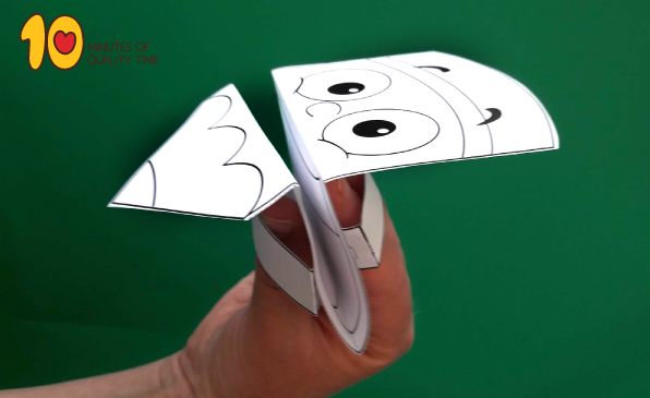 Pencil Paper Hand Puppet Template 10 Minutes Of Quality Time