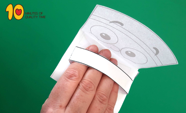 Pencil Paper Hand Puppet Template 10 Minutes Of Quality Time