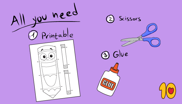 Pencil Paper Hand Puppet Template 10 Minutes Of Quality Time