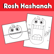 Rosh Hashanah Craft – Pomegranate Napkin Rings – 10 Minutes of Quality Time