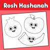Rosh Hashanah Craft – Pomegranate Napkin Rings – 10 Minutes of Quality Time