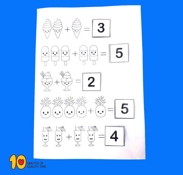 Math For Kindergarten Simple Addition 10 Minutes Of Quality Time Math For Kindergarten Simple Addition 10 Minutes Of Quality Time