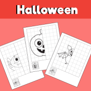 Christmas Symmetry Drawing Worksheets – 10 Minutes of Quality Time