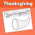 Thanksgiving Printable Card – Cut and Fold – 10 Minutes of Quality Time