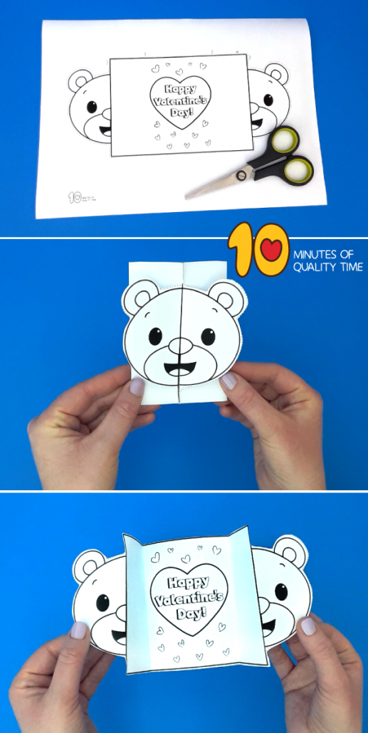 Teddy Bear Valentine's Day Card – 10 Minutes of Quality Time