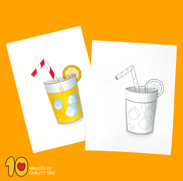 Lemonade 3d Craft – 10 Minutes of Quality Time