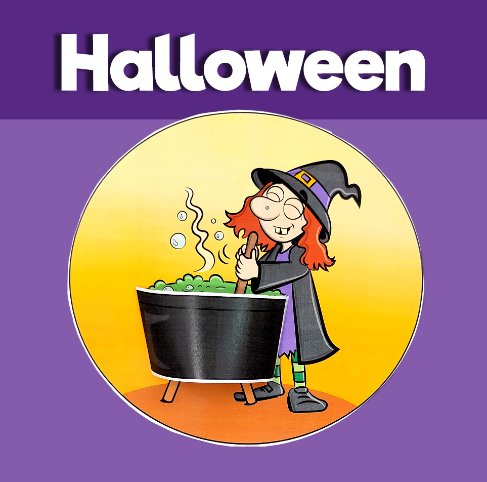 Witch Stirring Cauldron 3D Craft – 10 Minutes of Quality Time