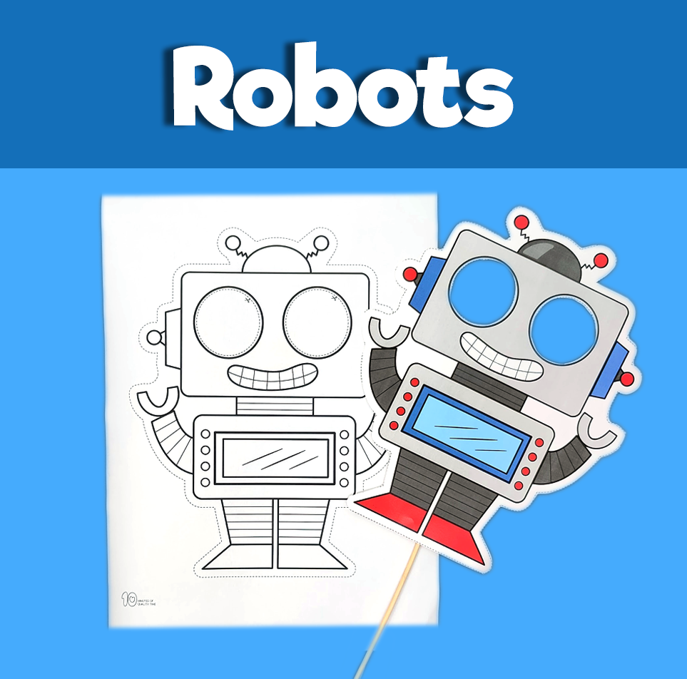 Robot Mask Craft – 10 Minutes of Quality Time