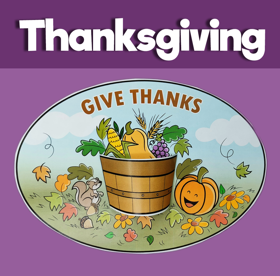 Give Thanks Printable 3D Craft – 10 Minutes of Quality Time