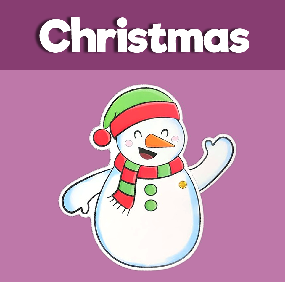 Waving Snowman Craft – 10 Minutes of Quality Time