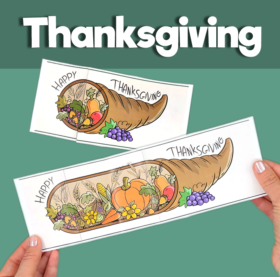 Cornucopia Thanksgiving Card – 10 Minutes of Quality Time