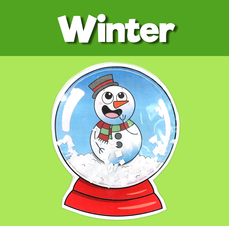 Snowman Snow Globe Paper Craft – 10 Minutes of Quality Time