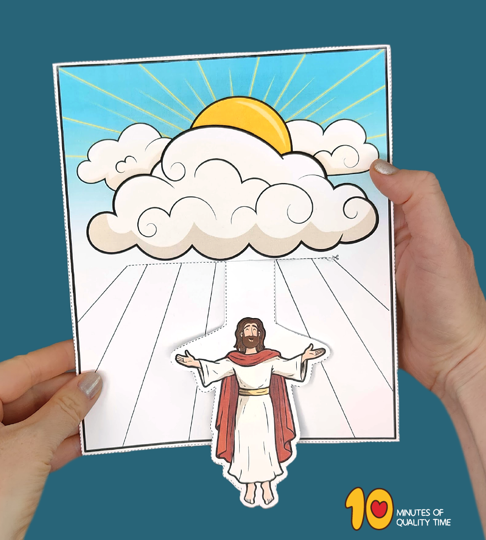 The Ascension Of Jesus Craft 10 Minutes Of Quality Time